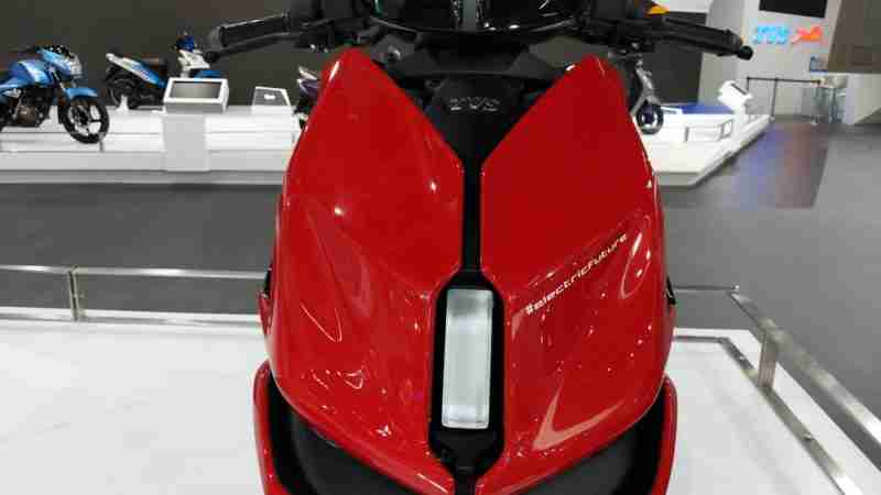 TVS Creon electric scooter concept unveiled at Auto Expo 2018 ...