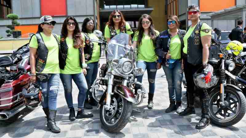Ladies of Harley hit the Golden Quadrilateral | Motorcycle News ...